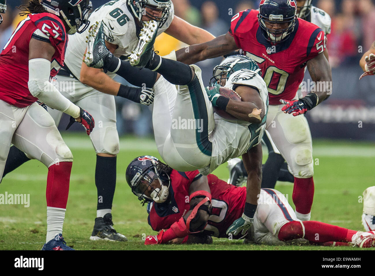 Houston, Texas, USA. 2nd Nov, 2014. Philadelphia Eagles running back ...