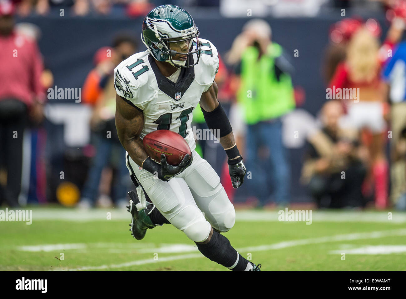 Houston, Texas, USA. 2nd Nov, 2014. Philadelphia Eagles wide receiver ...