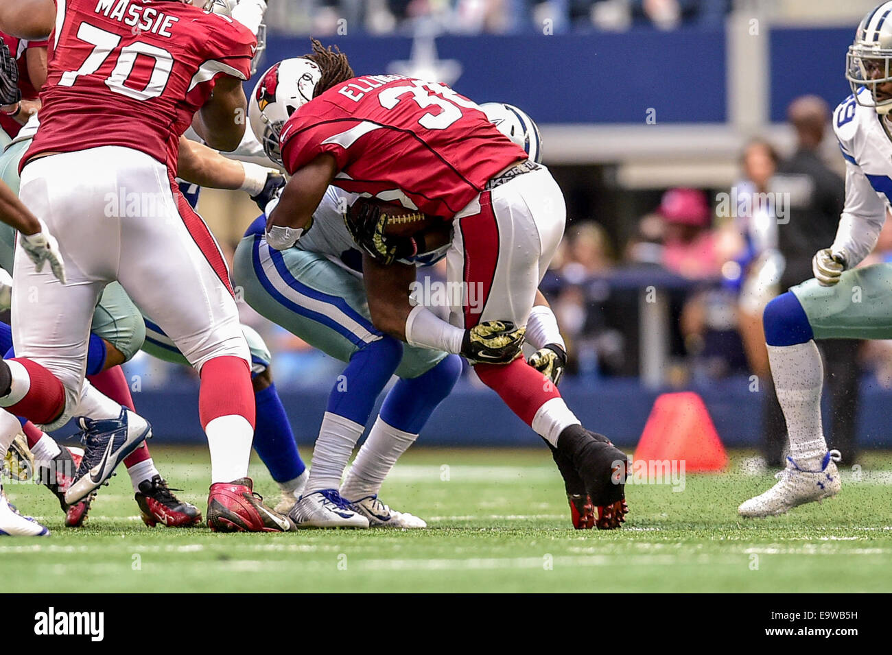 Arlington, Texas, USA. 2nd November, 2014. Arizona Cardinals running ...
