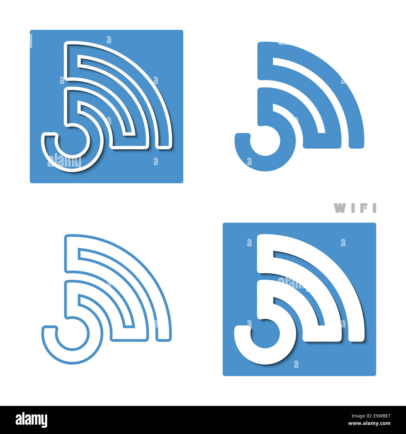 Satellite antenna waves icon vector hi-res stock photography and images ...