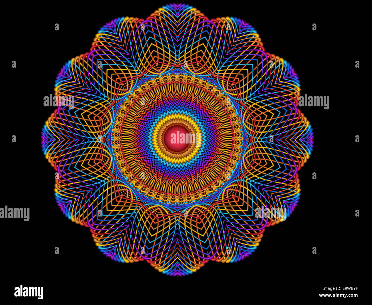 Guilloche spirograph motif hi-res stock photography and images - Alamy