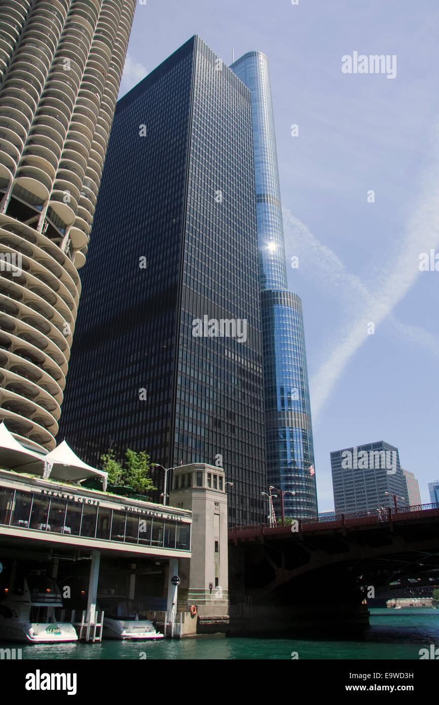 Chicago Buildings. Architecture Stock Photo - Alamy