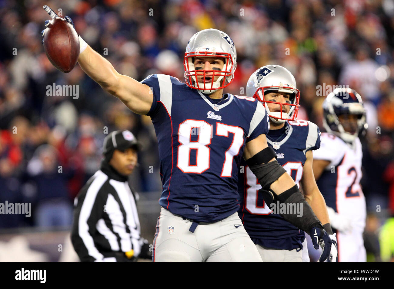 Gillette Stadium, New England, USA. 2nd Nov, 2014. New England Patriots ...