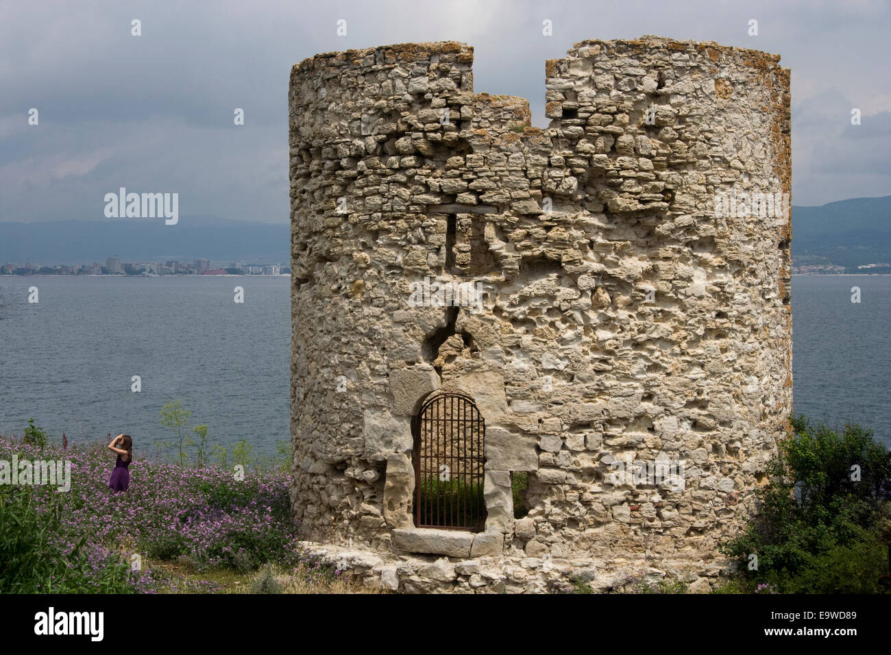 Nesebar (Mesembria) Fortress Stock Photo - Alamy