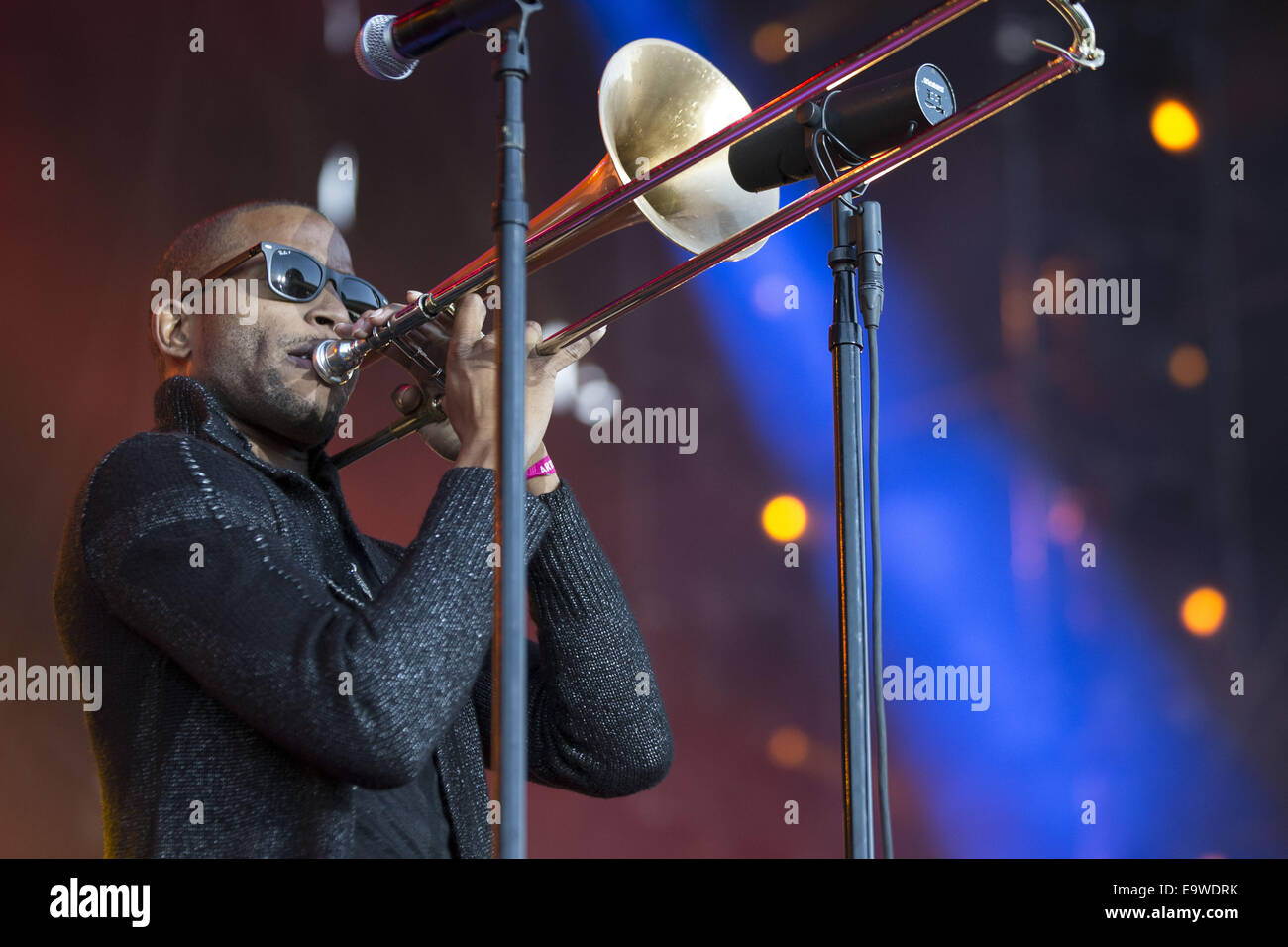 New Orleans, Louisiana, USA. 2nd Nov, 2014. Troy Trombone Shorty ...
