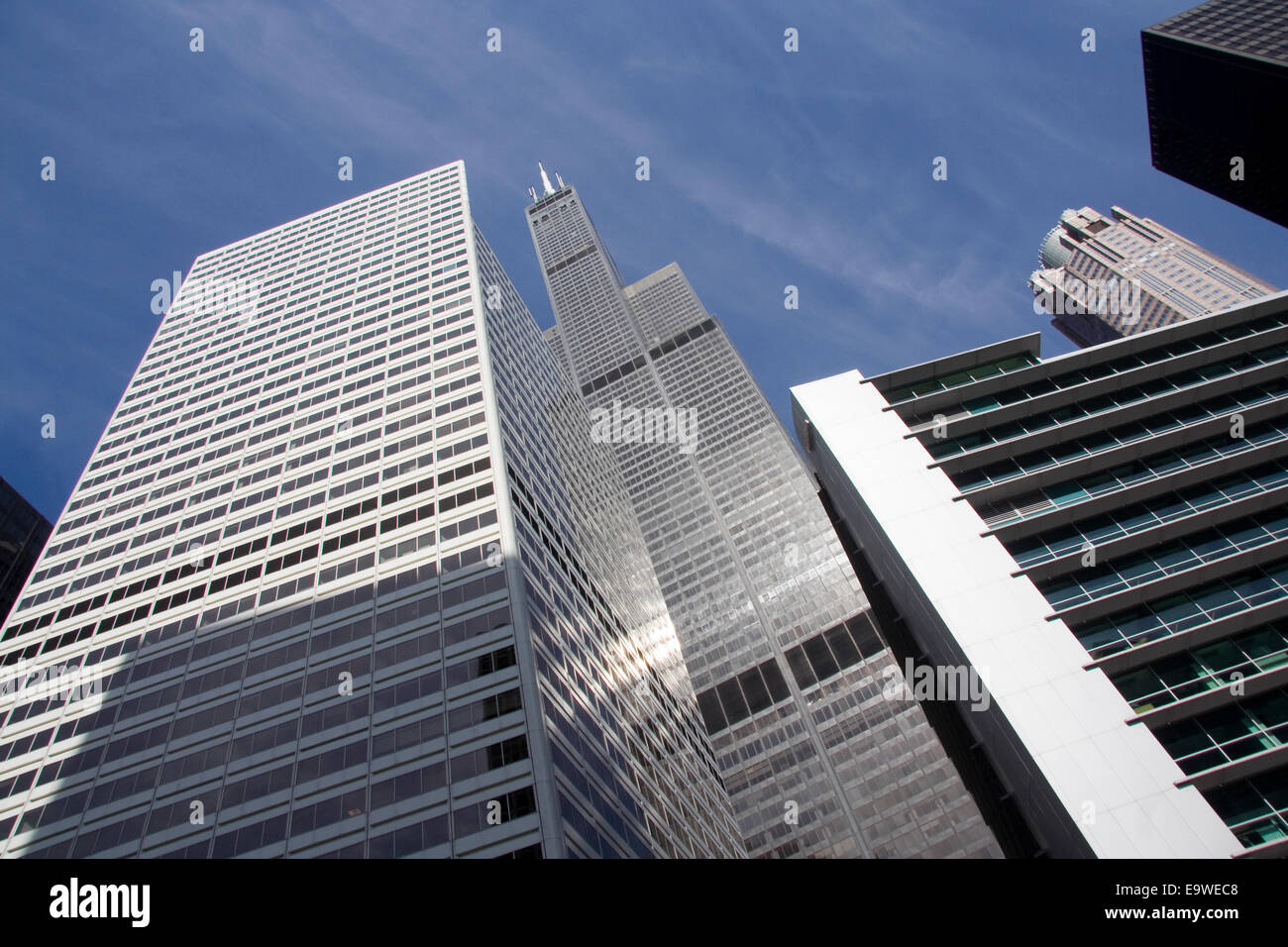 Chicago Buildings. Architecture Stock Photo - Alamy