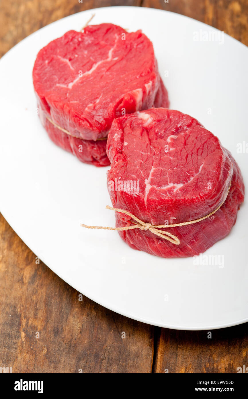 Raw filet mignon hi-res stock photography and images - Alamy