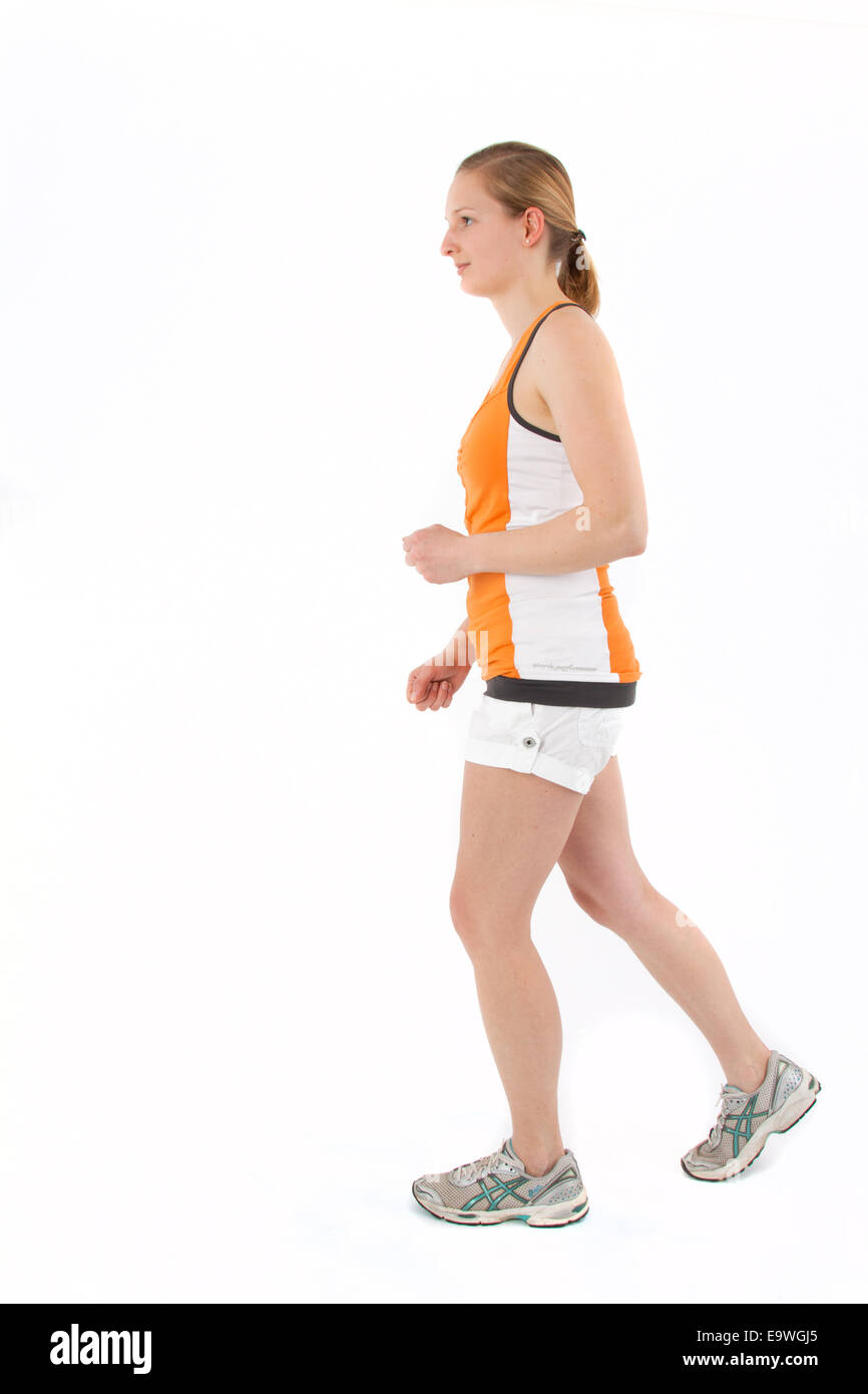 Young woman jogging Stock Photo - Alamy Young woman jogging Stock Photo - Alamy