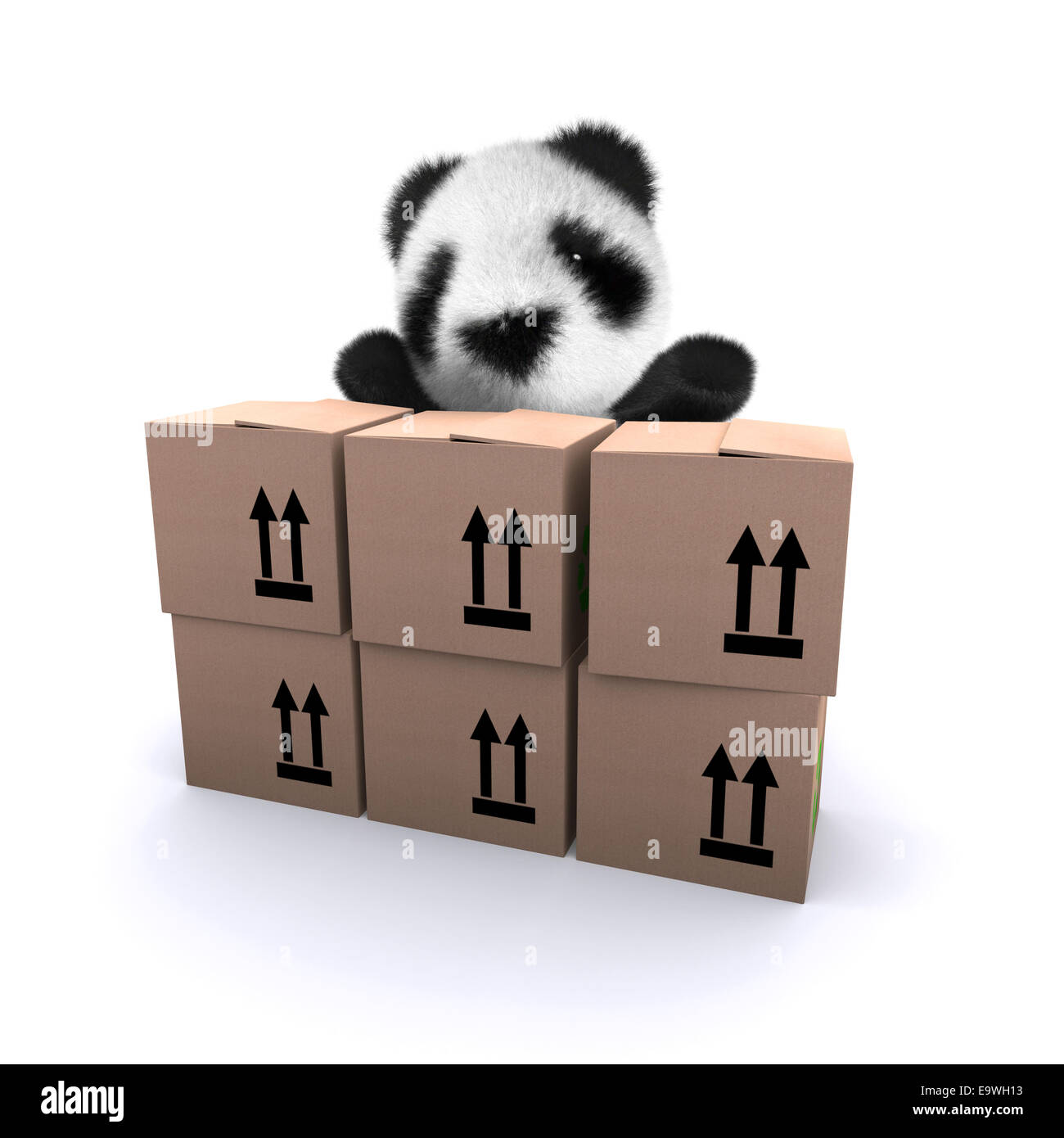 3d cute baby panda bear hi-res stock photography and images - Alamy