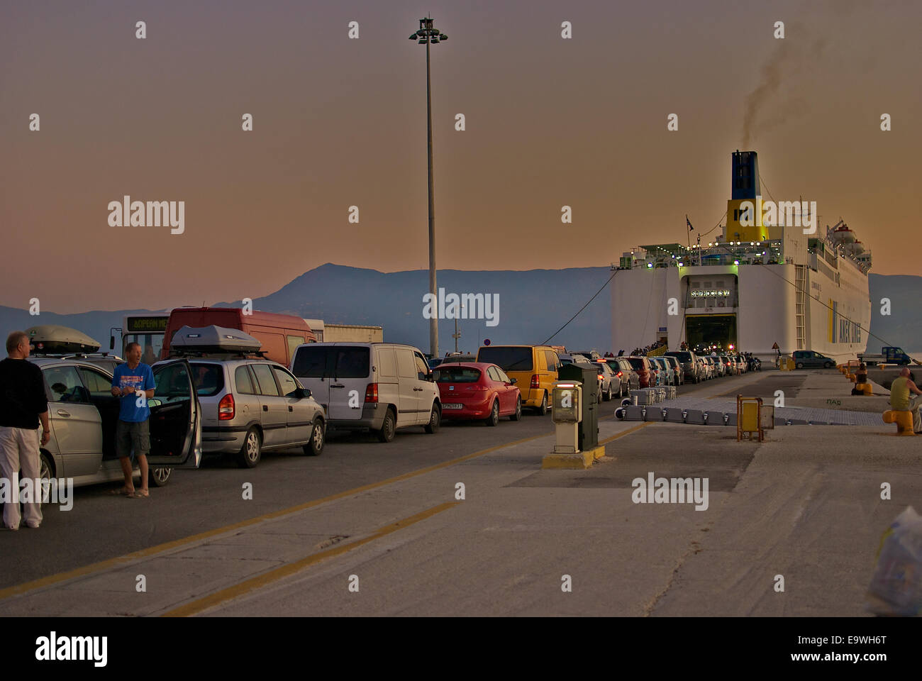 Cars in Ferry Stock Photo - Alamy