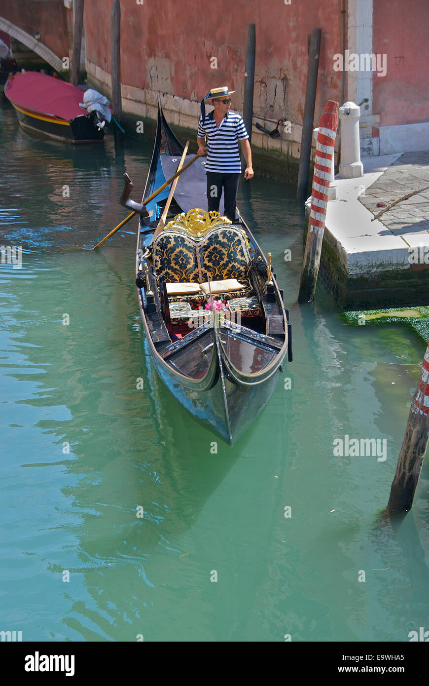 Gondoliers in Venice Stock Photo - Alamy