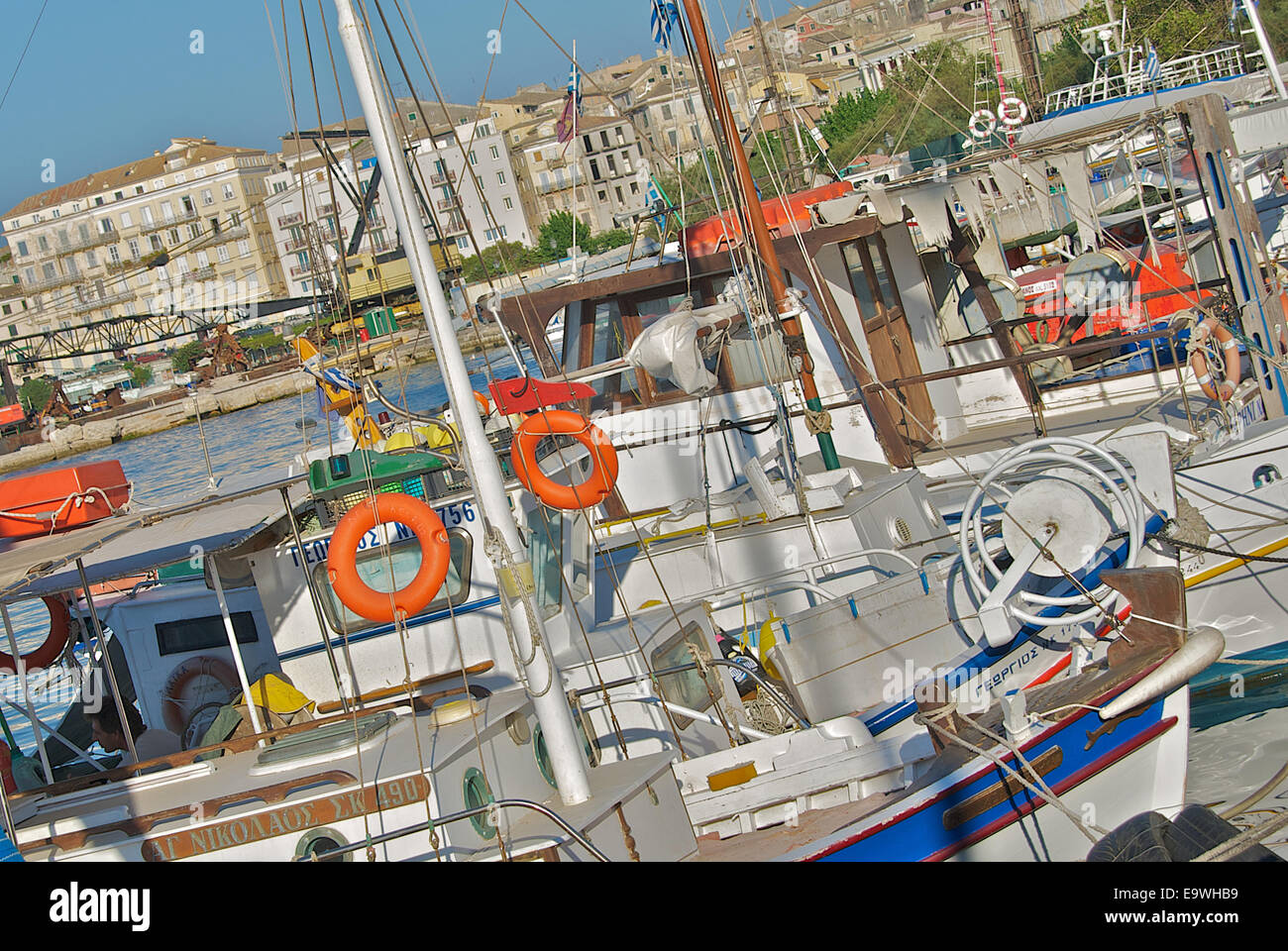 Little boats in harbor hi-res stock photography and images - Alamy