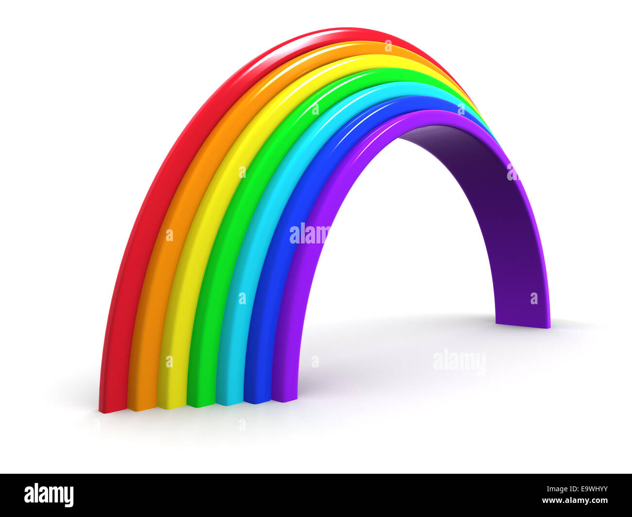 3d render of a rainbow Stock Photo - Alamy