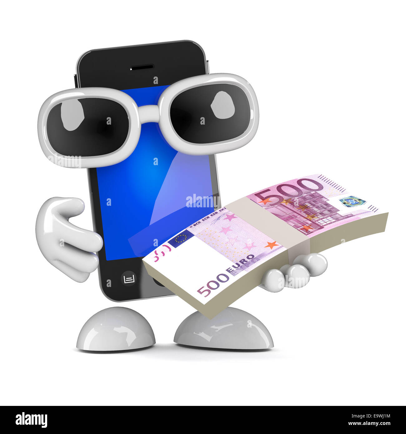 Money connected euro Cut Out Stock Images & Pictures - Alamy