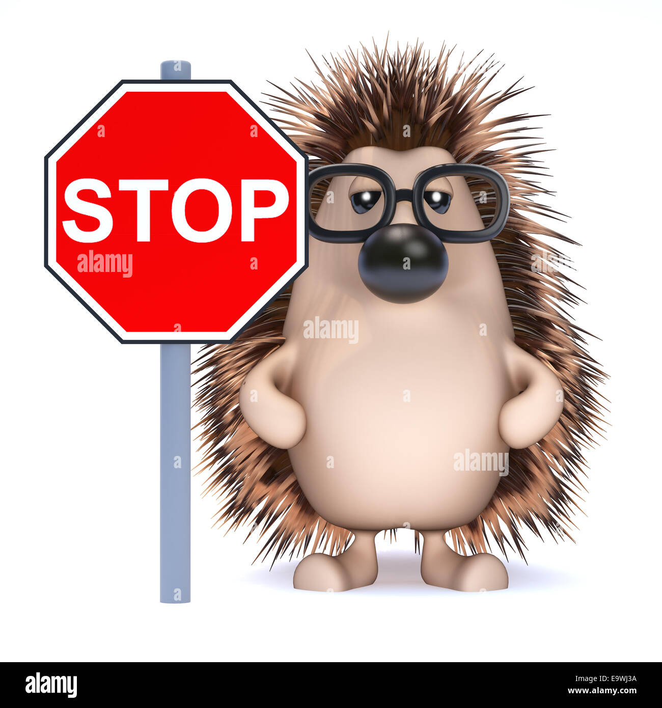 Hedgehog warning sign hi-res stock photography and images - Alamy