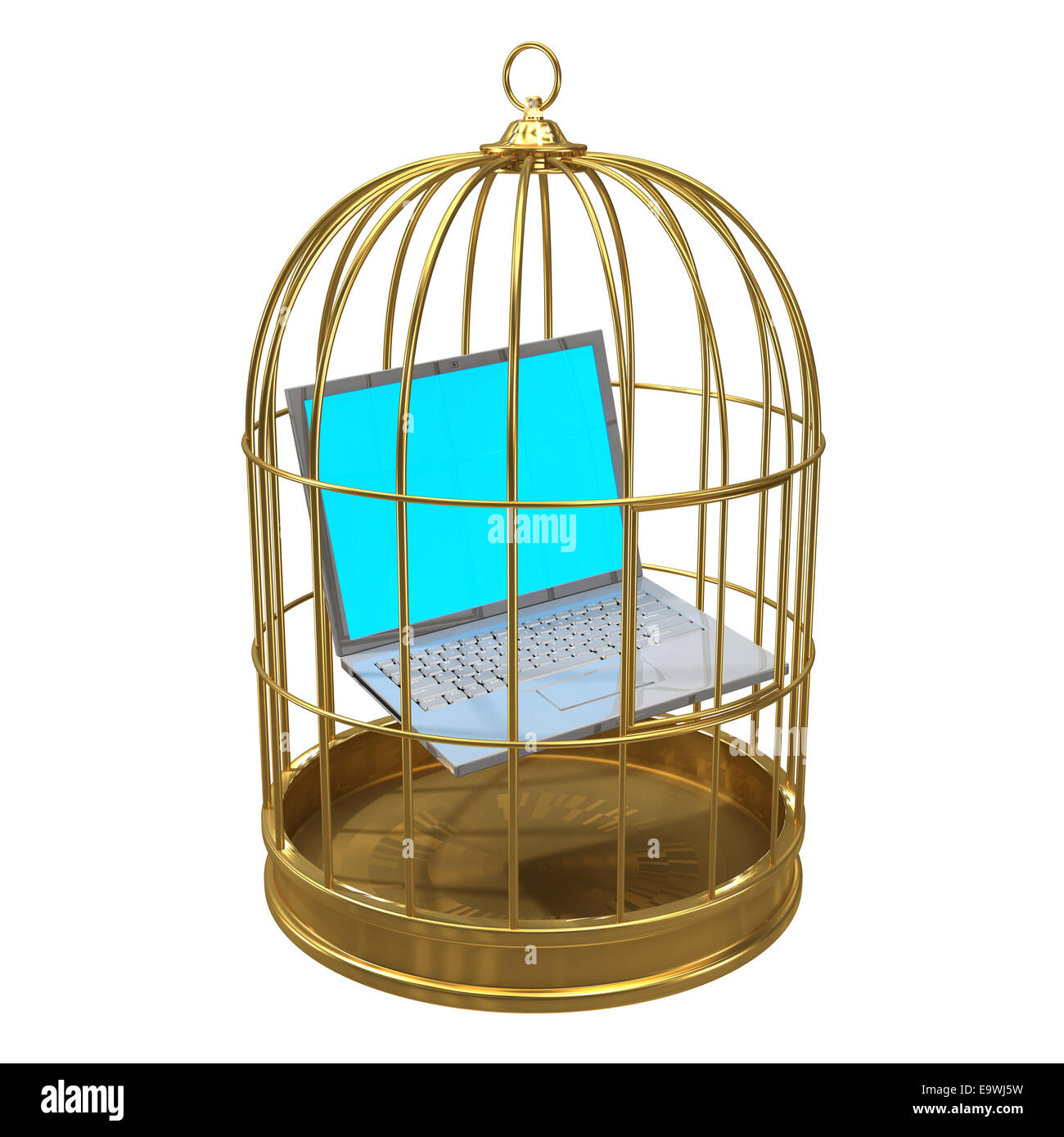 Trapped in computer screen hi-res stock photography and images - Alamy