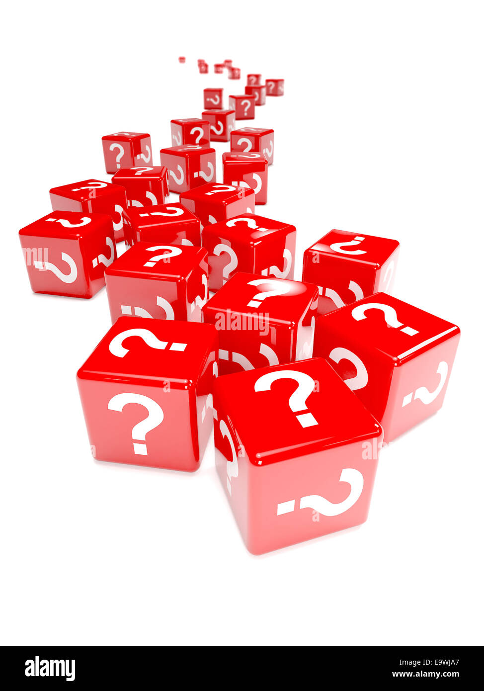 Dice with question marks hi-res stock photography and images - Alamy
