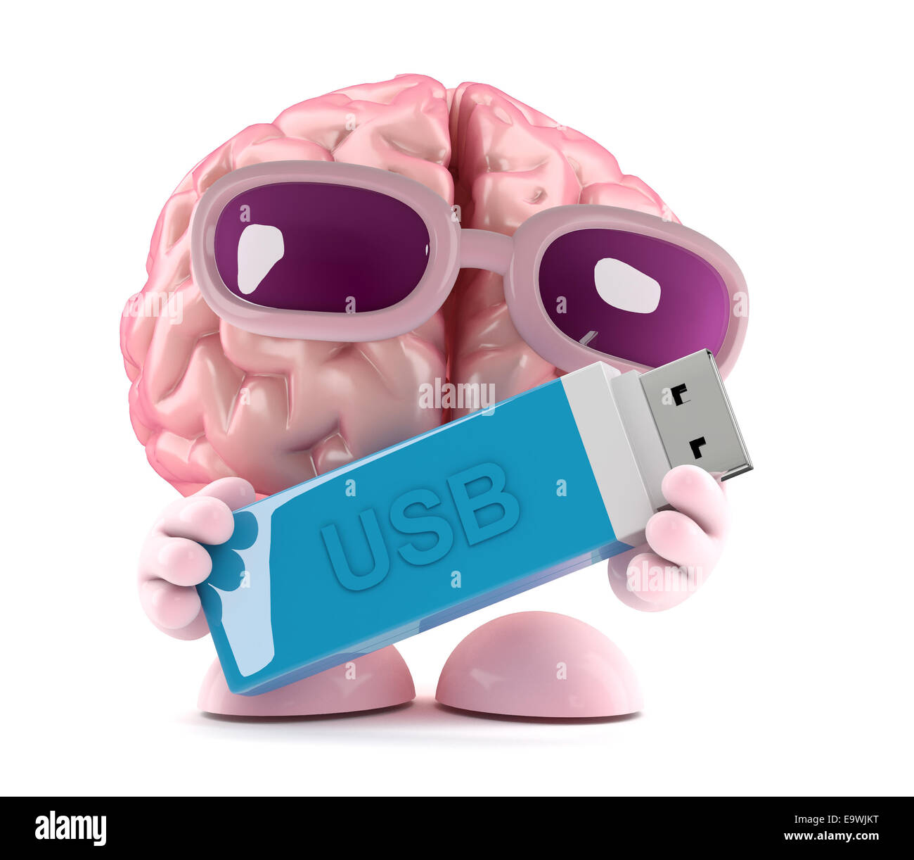 Usb memory stick brain hi-res stock photography and images - Alamy