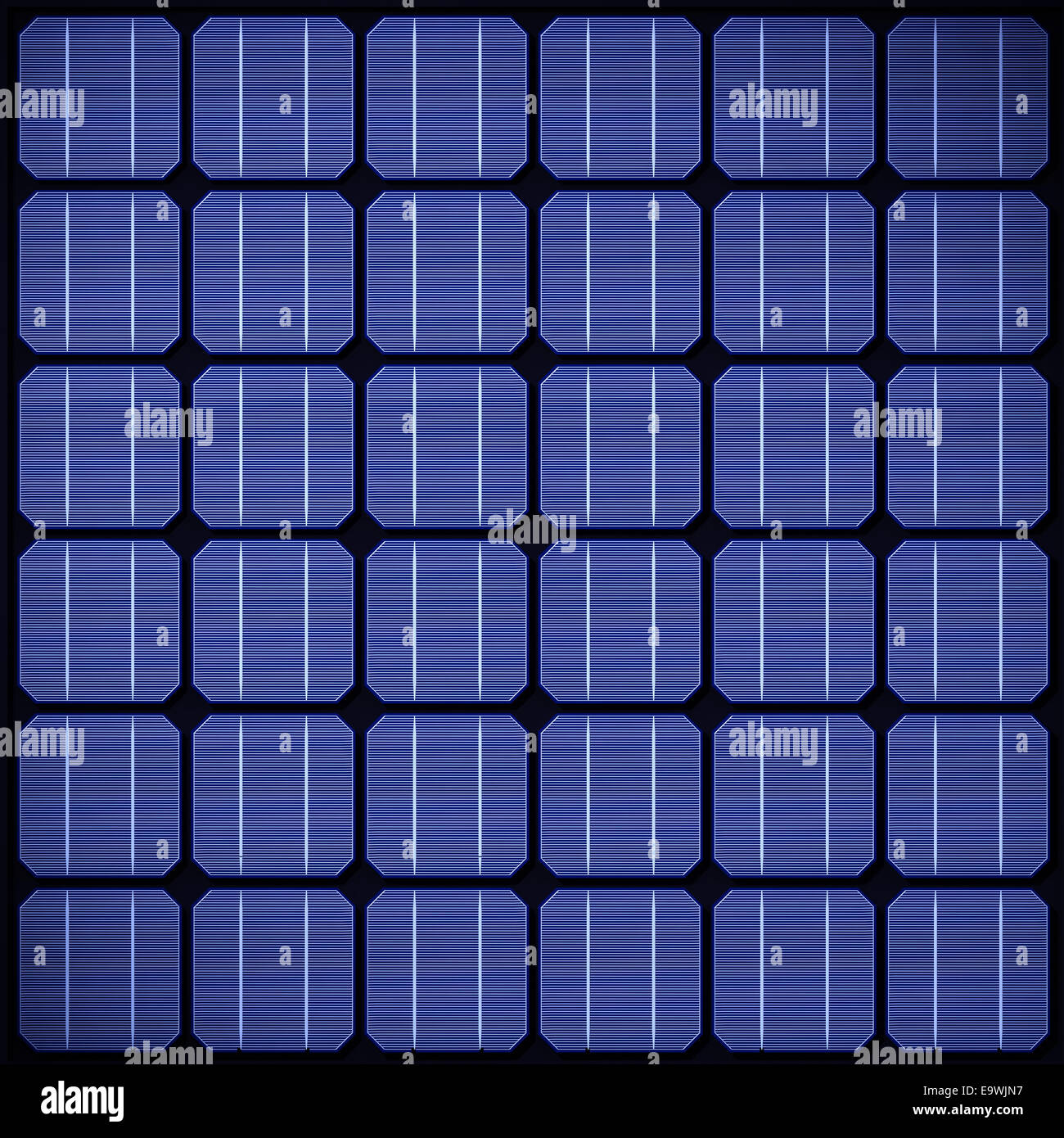 3d render of a solar panel covered in solar cells Stock Photo - Alamy
