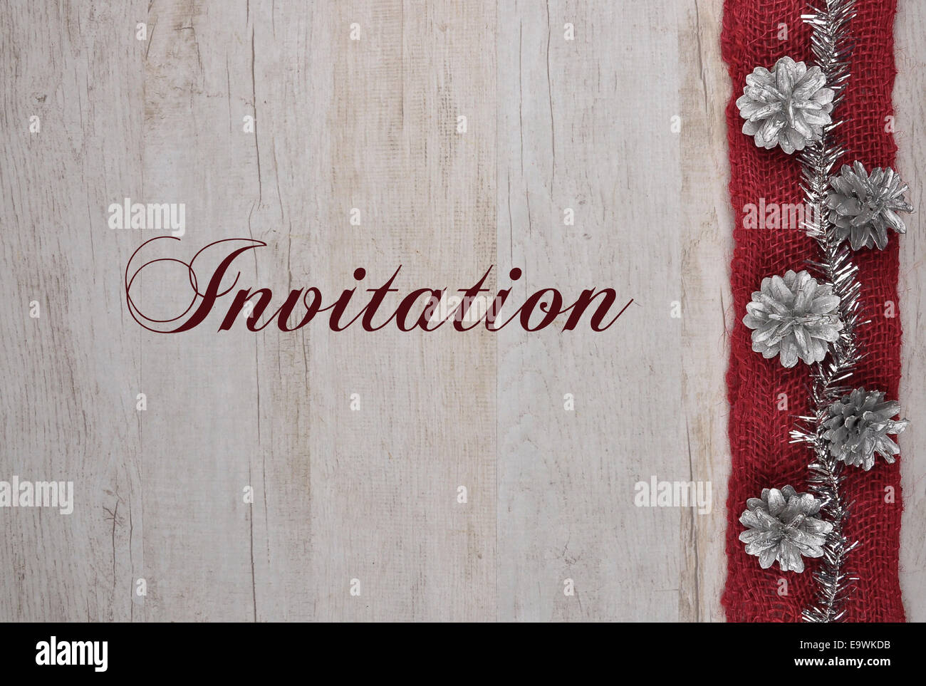 Red festoon style hi-res stock photography and images - Alamy