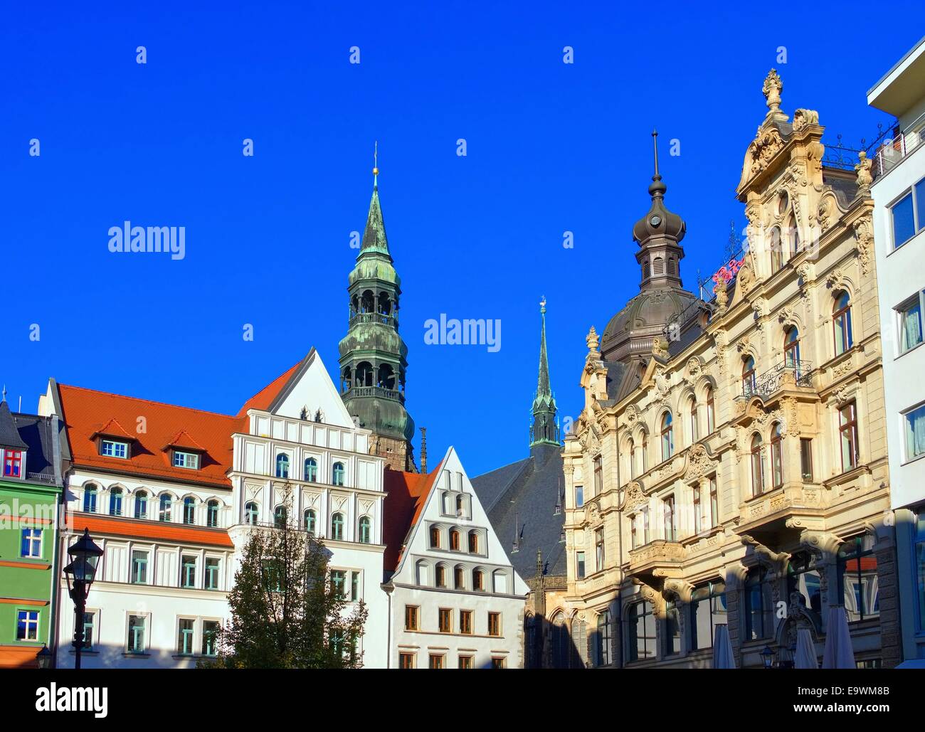 Zwickau Hauptmarkt - Zwickau main square 01 Stock Photo - Alamy