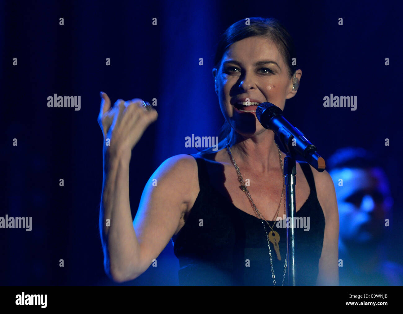 Prague, Czech Republic. 1st Nov, 2014. British singer Lisa Stansfield ...
