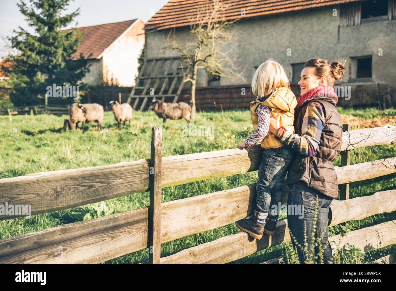 Child farm parent hi-res stock photography and images - Alamy