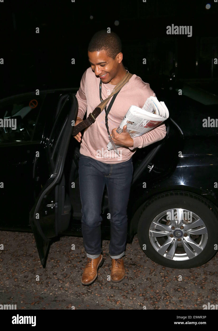 The presenters of Good Morning Britain arriving at the ITV studios ...