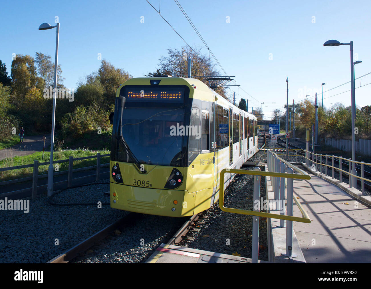 Line manchester metrolink tram route hi-res stock photography and ...
