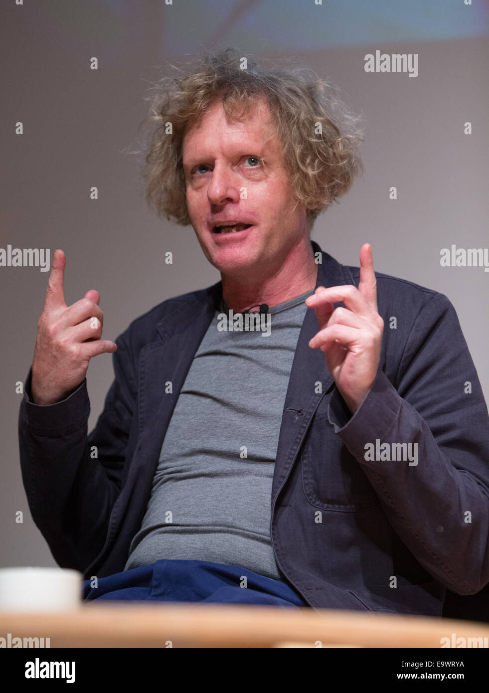 Grayson Perry discussing his exhibition at the National Portrait ...