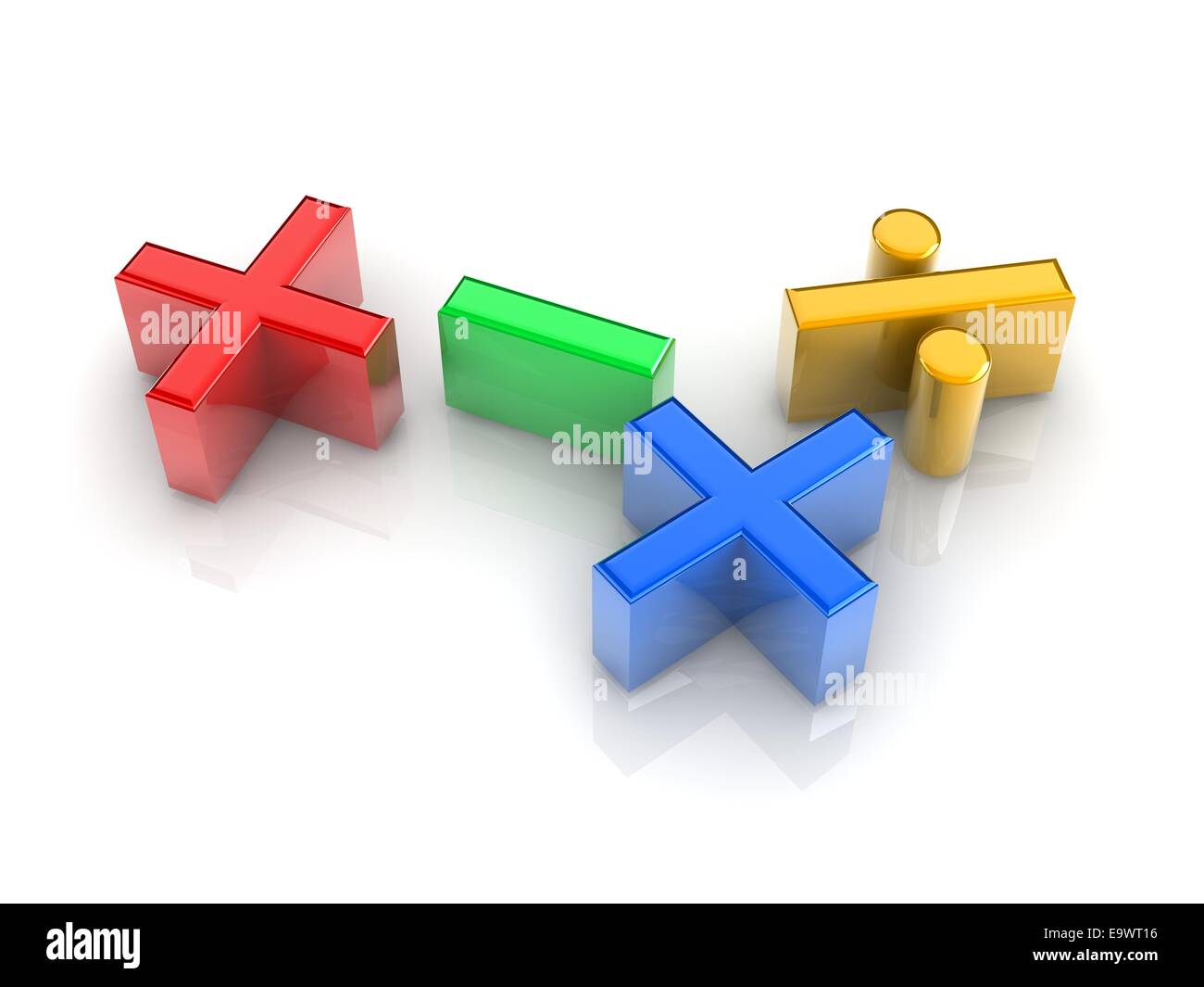 Multiplication Signs High Resolution Stock Photography and Images - Alamy