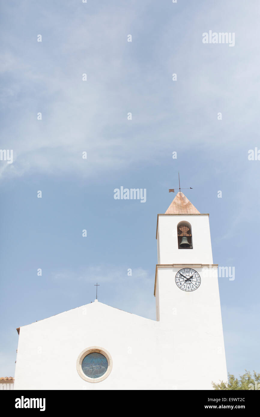 Church Calella de Palafrugell, girona, spain Stock Photo - Alamy