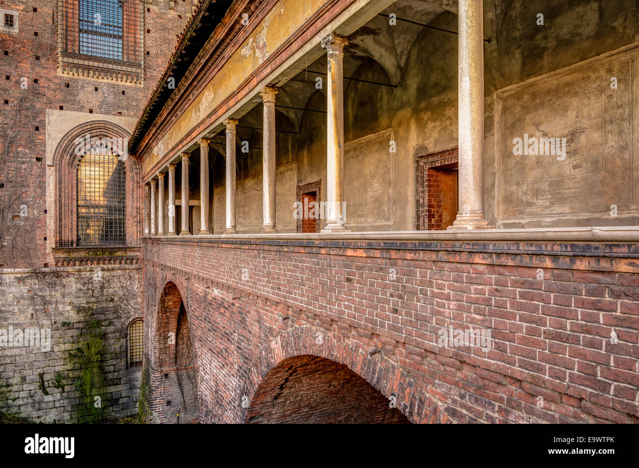 Milan castle stone hi-res stock photography and images - Alamy