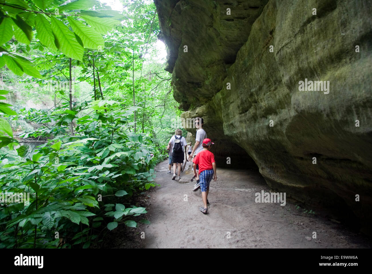 Starved Rock State Park. Canyon Stock Photo - Alamy
