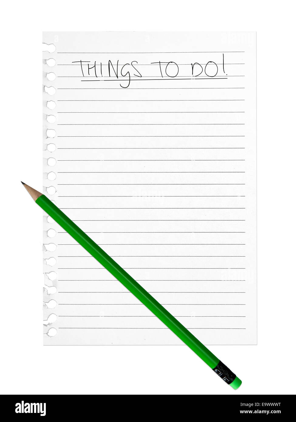 Things To Do Blank Sheet