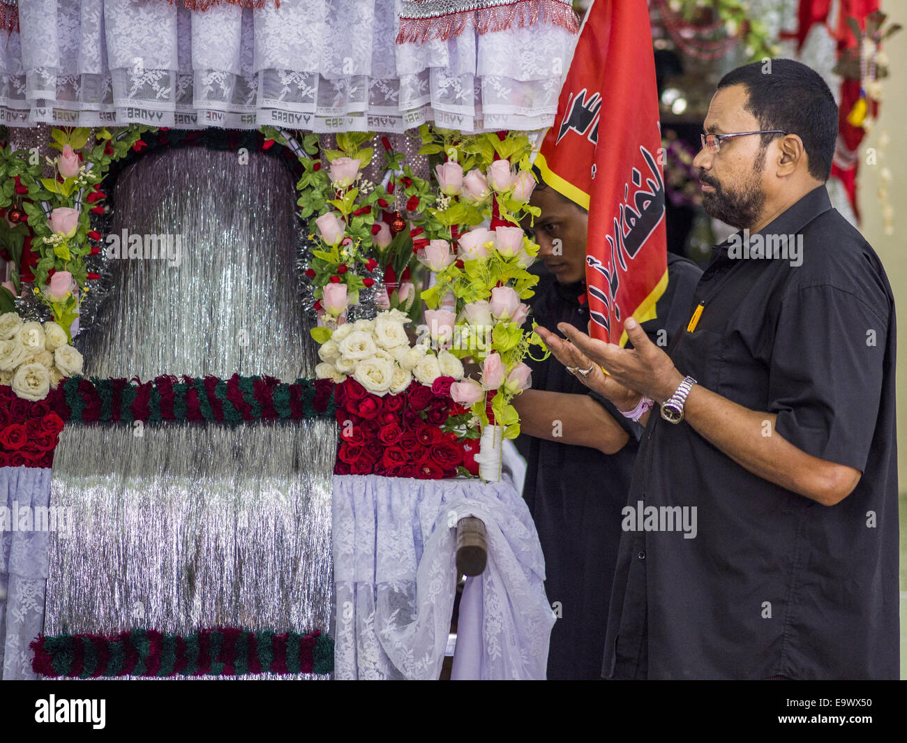 Yangon, Yangon Division, Myanmar. 3rd Nov, 2014. A man in Punja Mosque ...