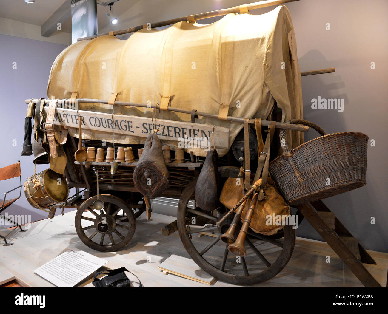 Buckow, Germany. 03rd Nov, 2014. The covered wagon from the first 1949 ...