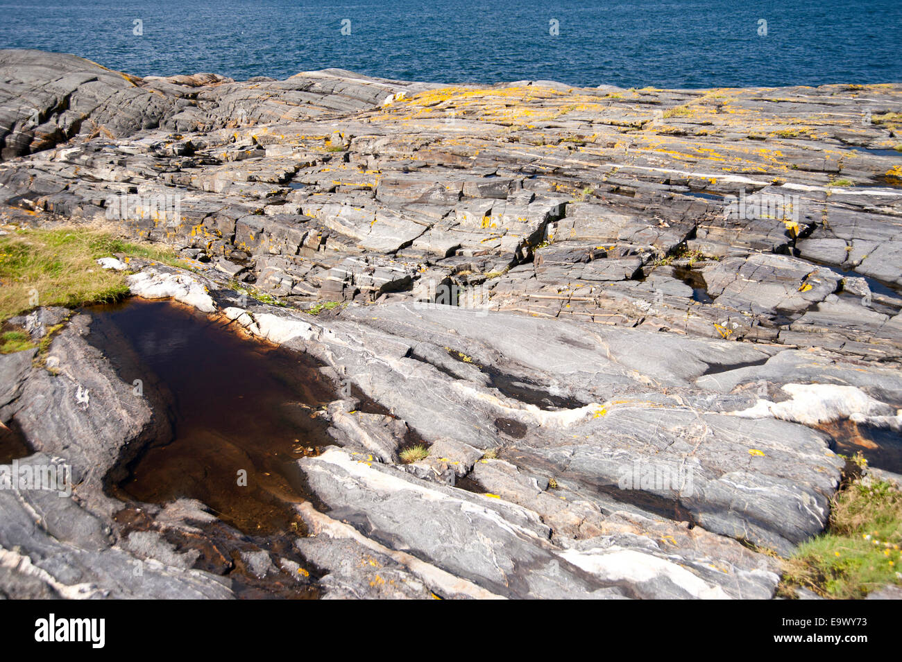 Rock texture sweden hi-res stock photography and images - Alamy