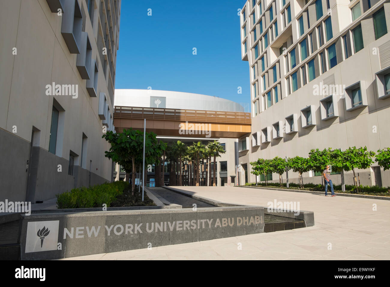 New Abu Dhabi campus of New York University (NYU) on Saadiyat Island in ...