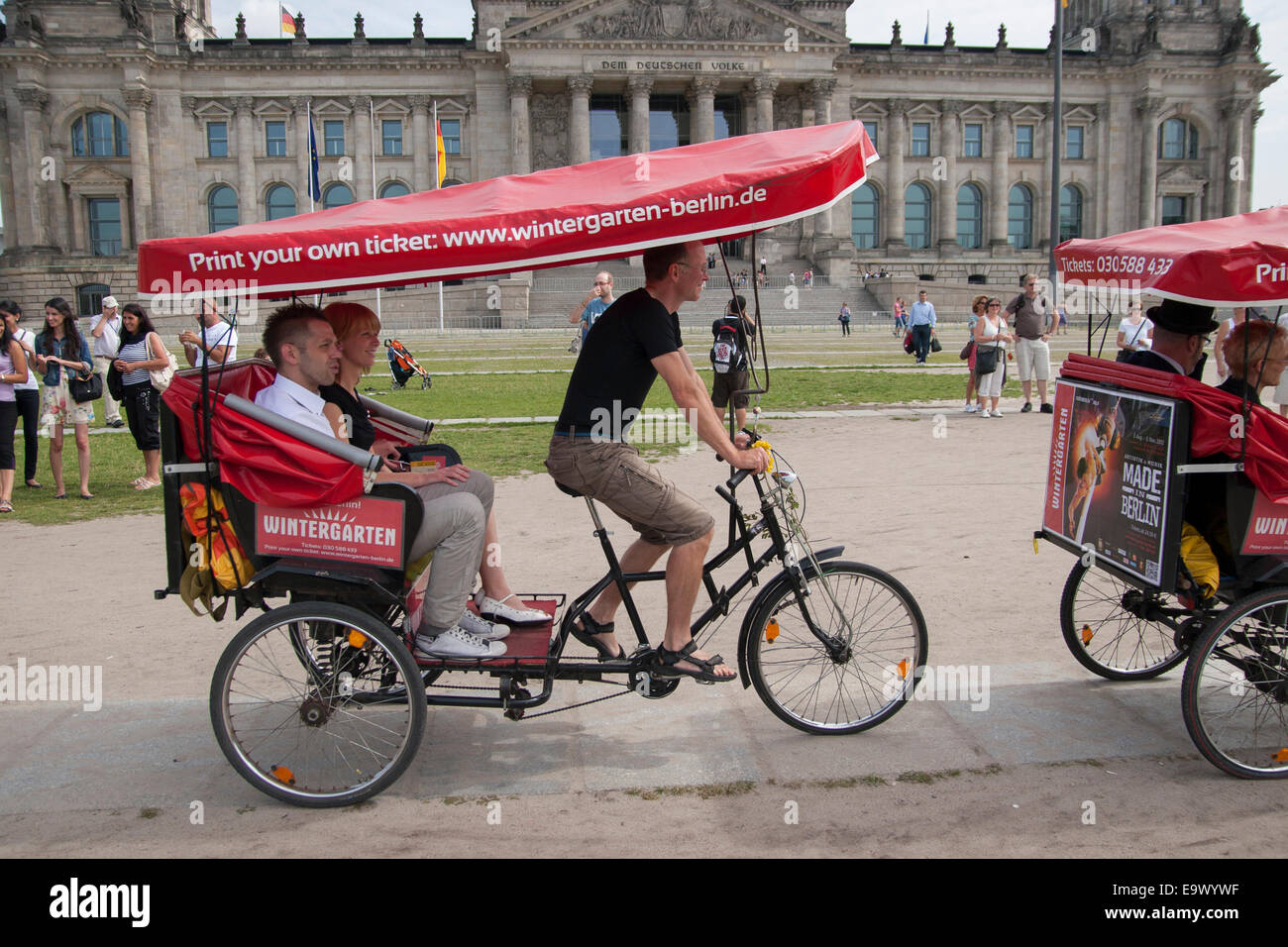 Berlin bicycle rickshaw hi-res stock photography and images - Alamy