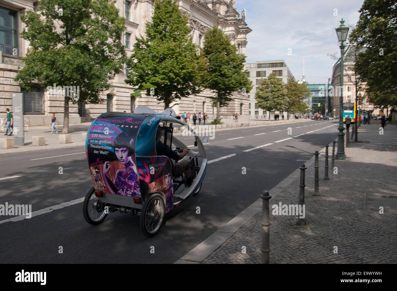 Bicycle Rickshaw Berlin Germany Stock Photo - Alamy