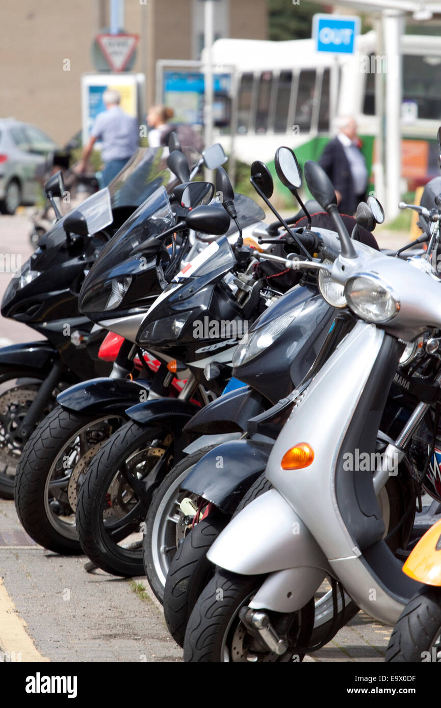 Silver motorbikes hi-res stock photography and images - Alamy