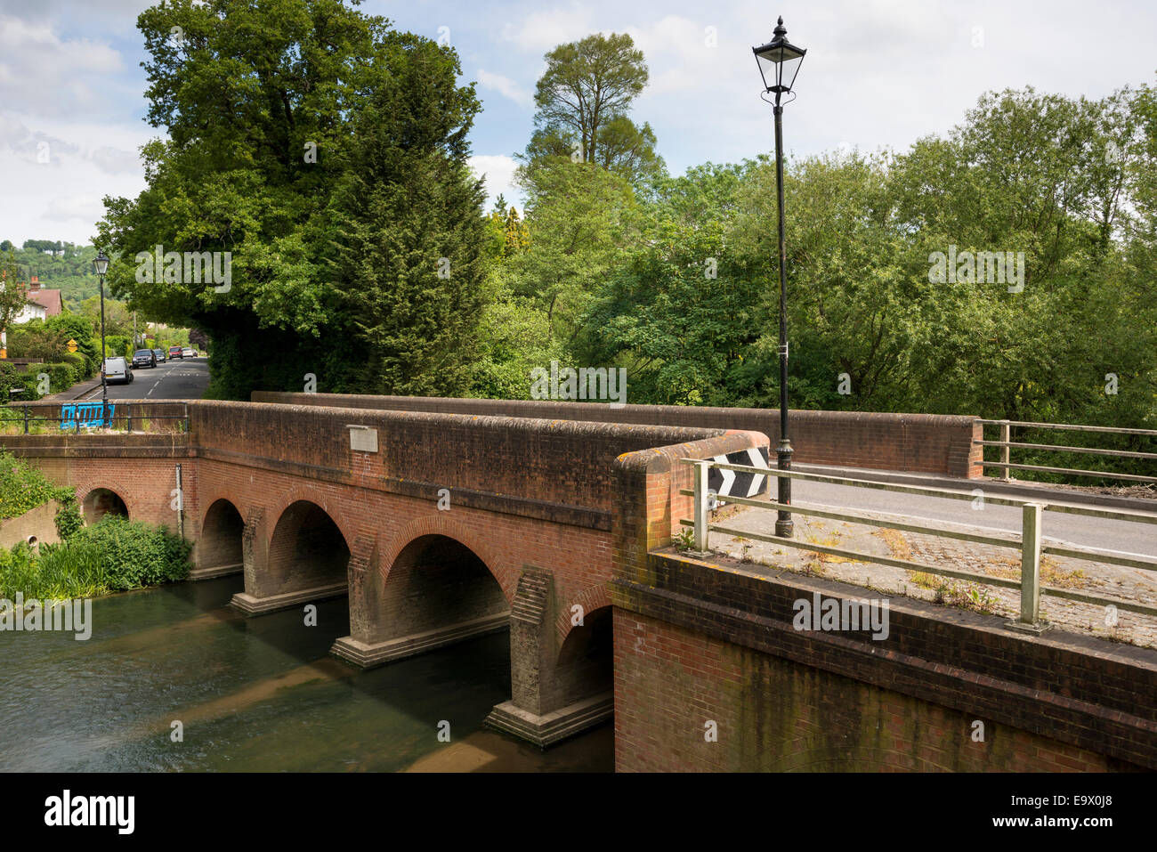 The Borough Bridge built in 1737 in Brockham in Surrey, UK Stock Photo ...