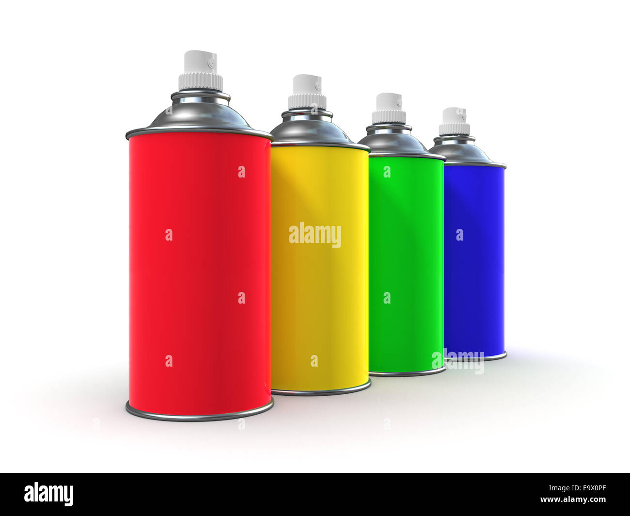 Primary colors spray paint hi-res stock photography and images - Alamy