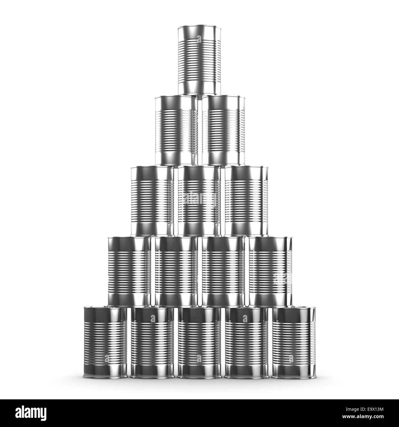 Stack of cans pyramid hi-res stock photography and images - Alamy