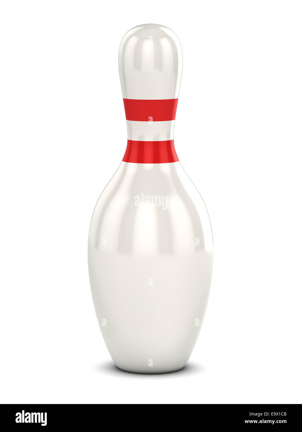 3d render of a bowling pin Stock Photo - Alamy