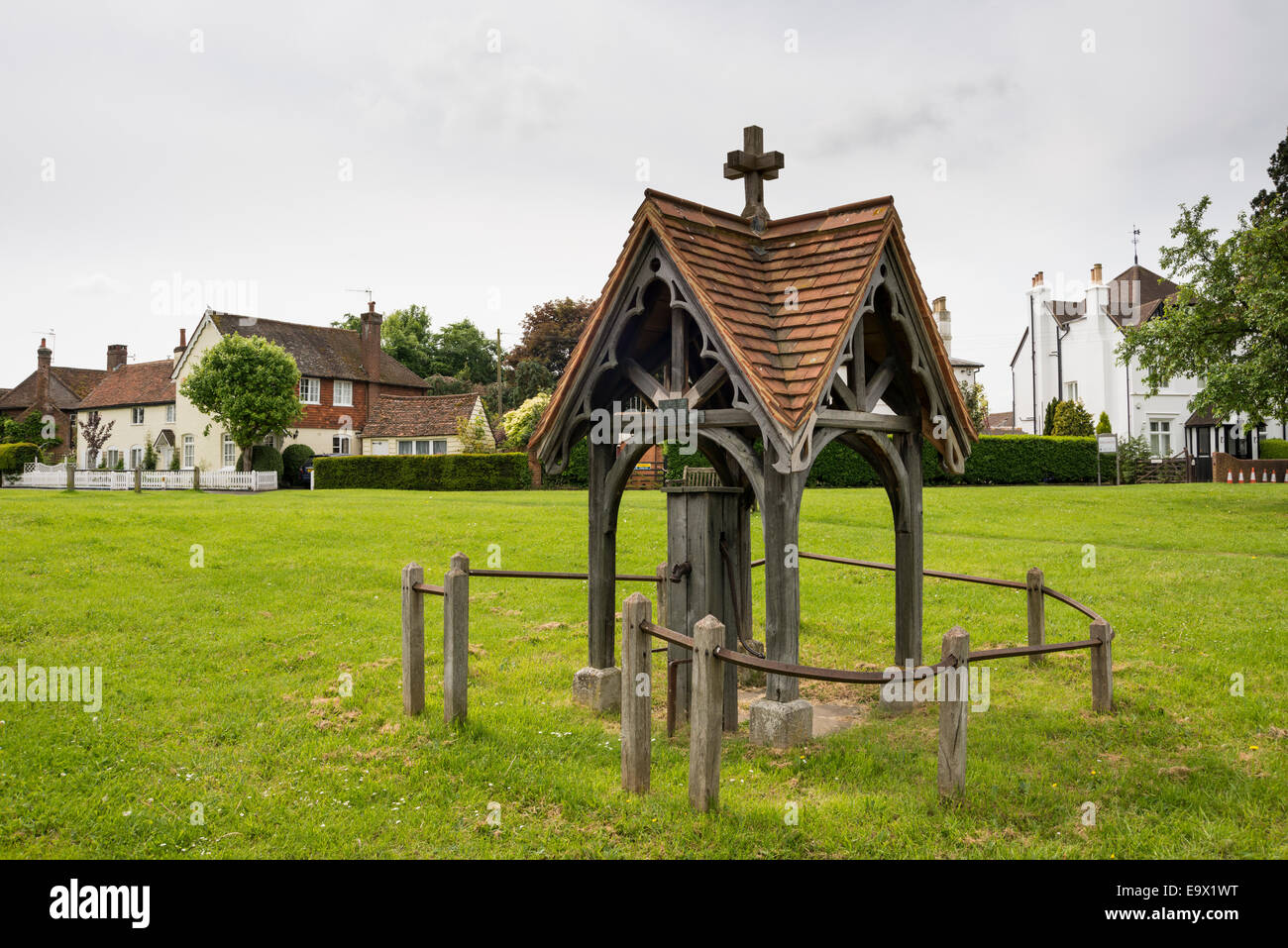 Restored green water pump hi-res stock photography and images - Alamy