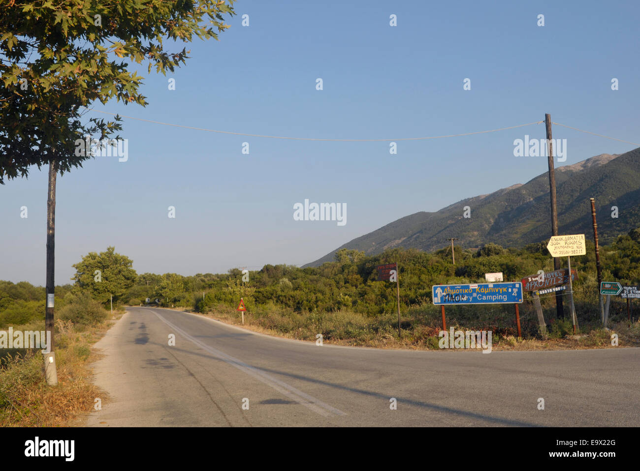 a road near Therma, Samothraki Island, Greece Stock Photo - Alamy