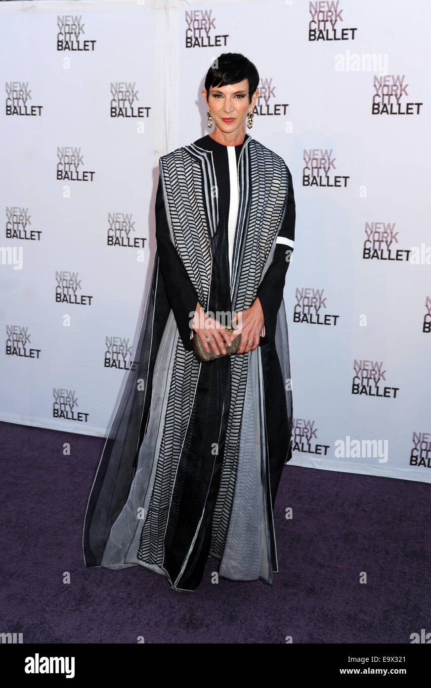 New York.NY.USA . Amy Fine Collins at the 2014 New York City Ballet ...