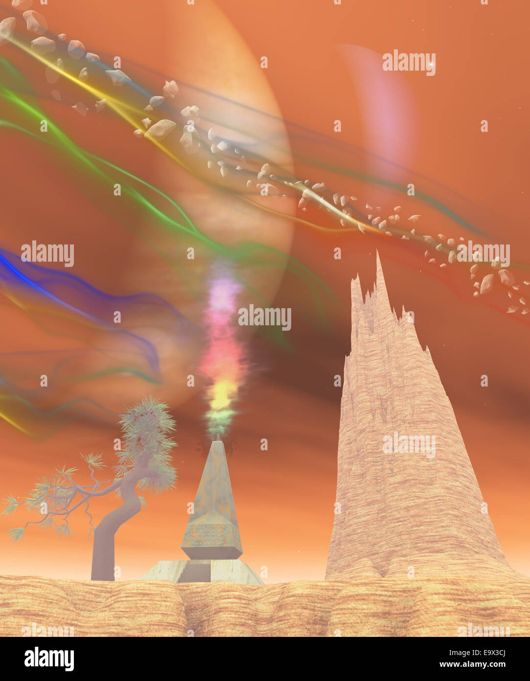 A future installation on Jupiter's moon Io of a monolith to ward off ...